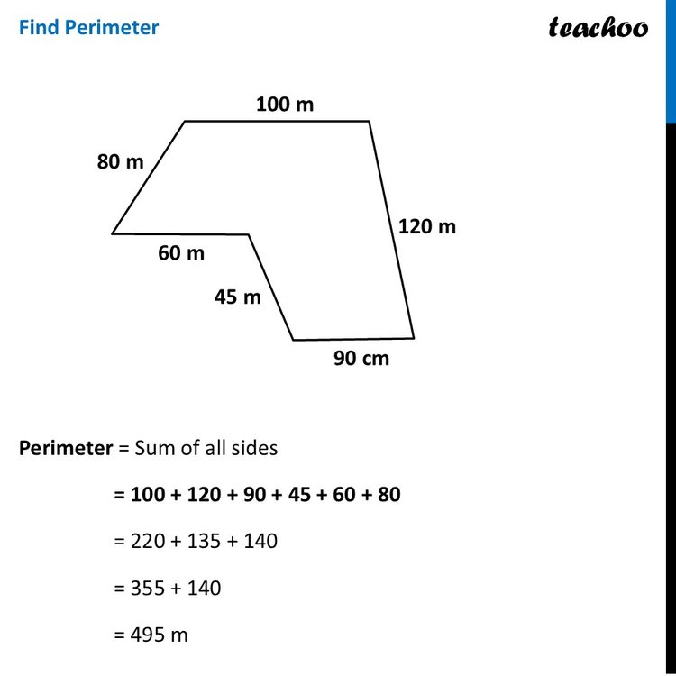 Perimeter - Definition, How to Find? (with Examples) - Teachoo