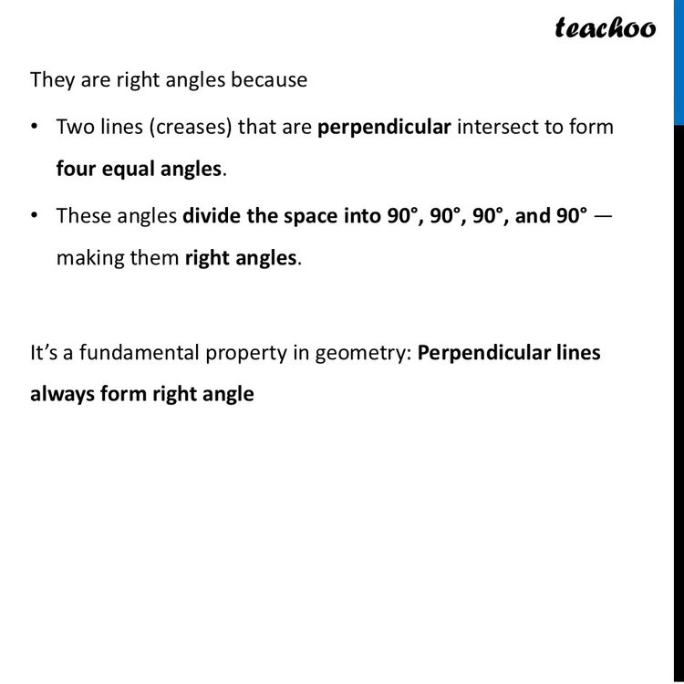 Get a slanting crease on the paper. Now, try to get another crease