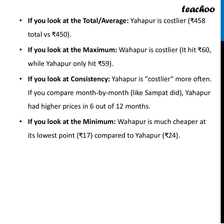 Comparing the Data (using Dot plot & Table) [Class 7 Part 2] - Teachoo