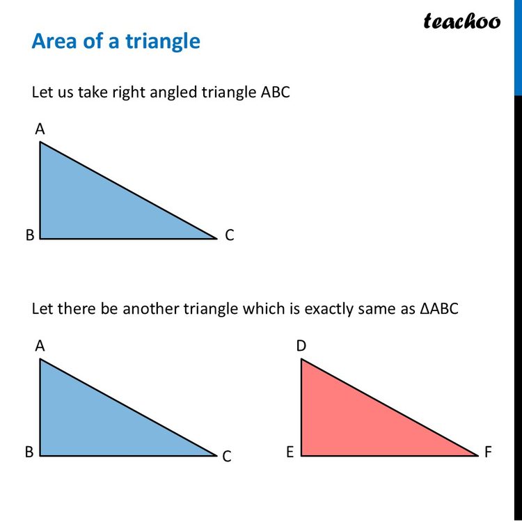 Area of Triangle - Formula, Example, Derivation - Teachoo