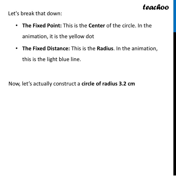 Constructing Circle - Step-by-Step (with Example) - Teachoo