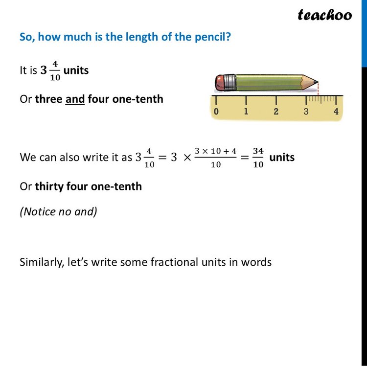 Tenth in Decimals - Place value, with examples - Teachoo