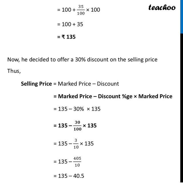 A shopkeeper initially set the price of a product with a 35% profit