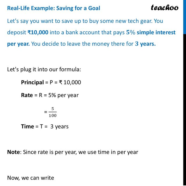Simple Interest - Definition, Formula, Questions - Teachoo Maths
