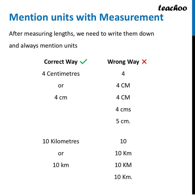 [Measurement of Length and Motion] Correct way of measuring lengths