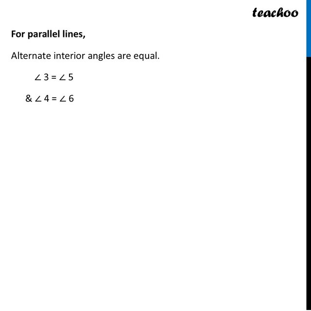 Angles formed when transversal intersects two lines (Full detail)