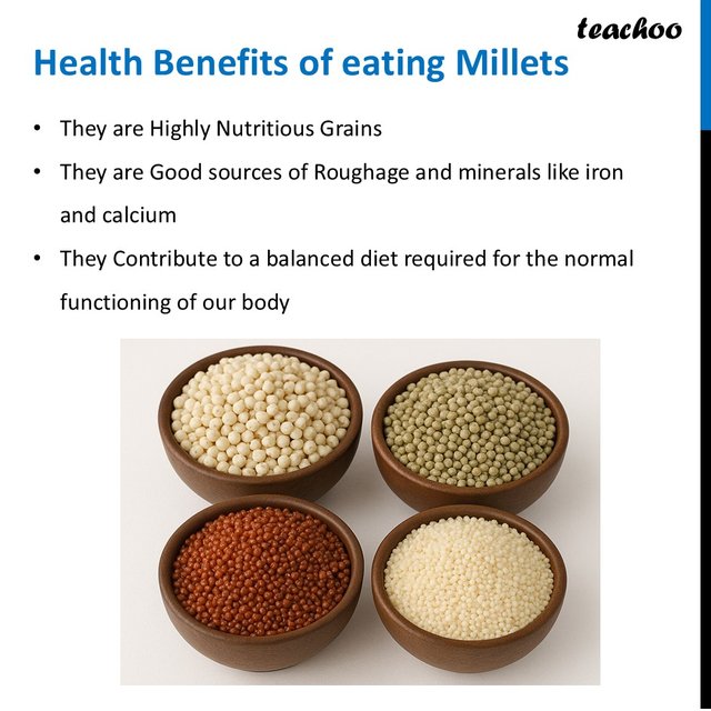 What are Millets? [Mindful Eating: A path to healthy body] - Teachoo
