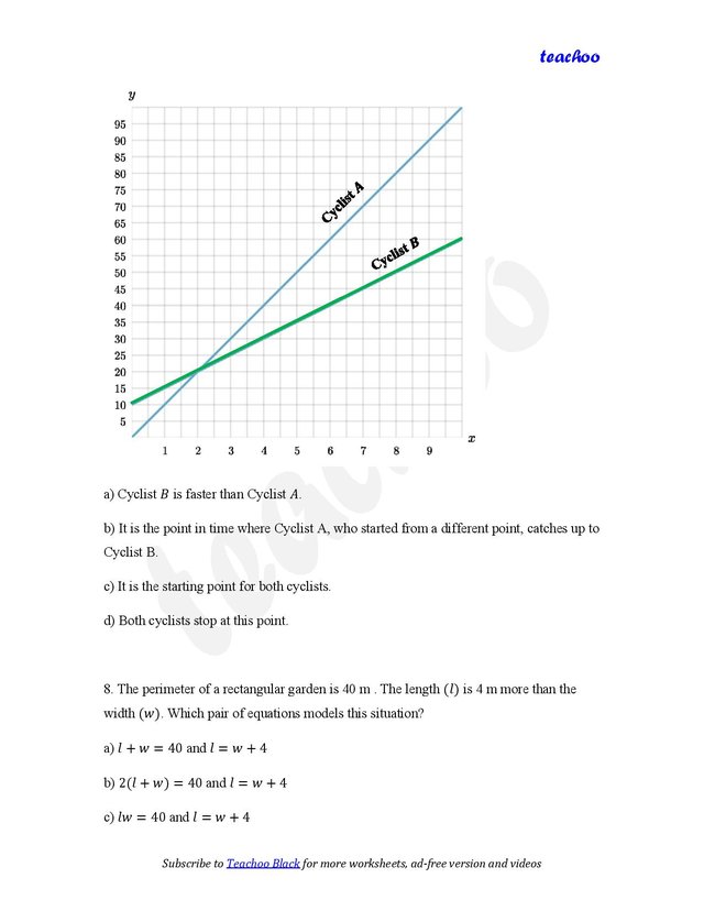 Linear Equation in 2 variables MCQs – Download PDF Worksheet Class 10