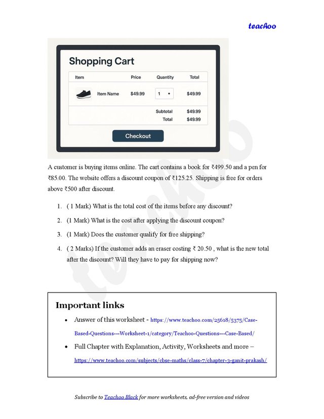 A Peek Beyond The Point - Case Based Questions Worksheet Download PDF