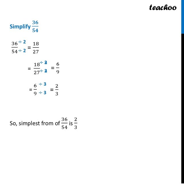 Simplest Form of Fractions - (with 2+ Example) - Ganita Prakash