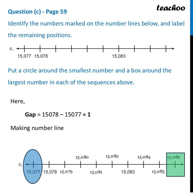 [Chapter 3 Class 6 Maths] Identify the numbers marked on number line