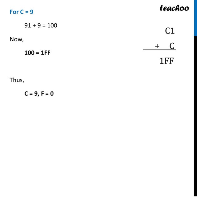 [Number Play Class 7] Solve this cryptarithm: C1 + C = 1FF