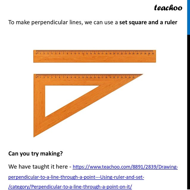 Perpendicular Lines - Definition, Symbol, Real life examples - Teachoo