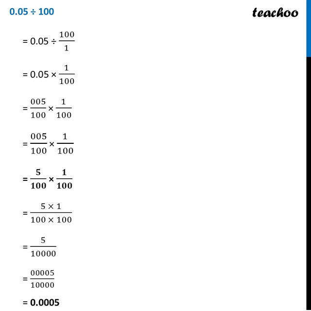 Division of Decimals - Step-by-Step Explanation with 5+ Examples