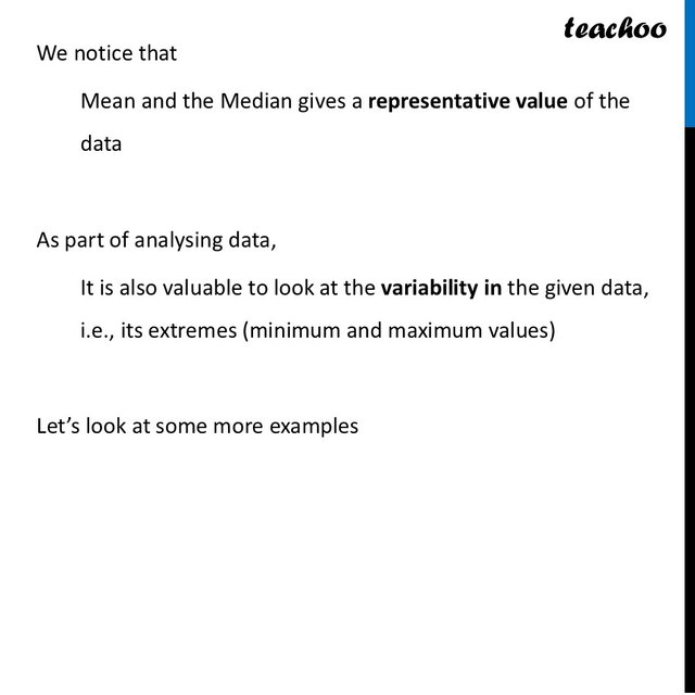 Variability in Statistics: Meaning, Uses and 3+Examples - Teachoo